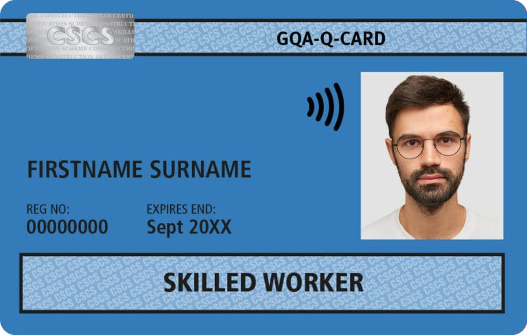 Blue CSCS Q-Card – GQA